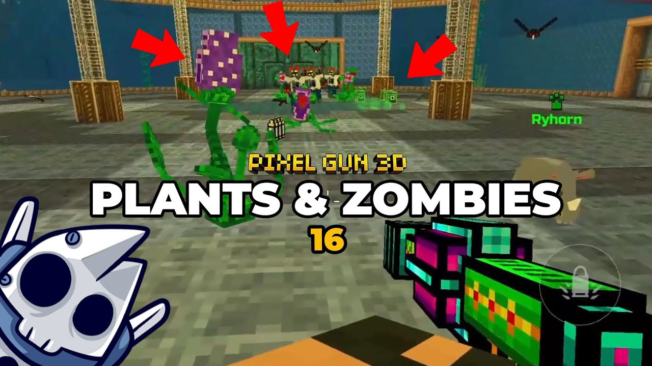 Plants & Zombies | Wave 3 | Pixel Gun 3D | 16 - YouTube