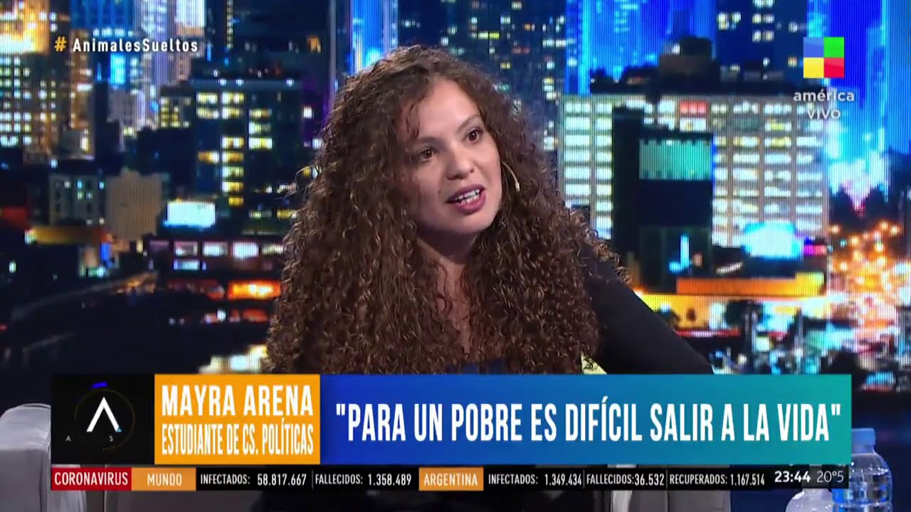 Mayra Arena: "Para un pobre es difícil salir a la vida" - YouTube