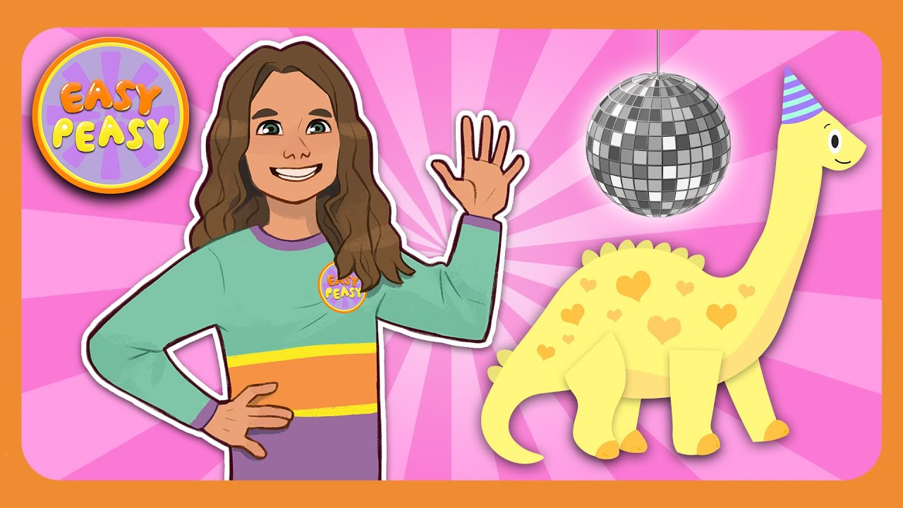 Easy Peasy - Dino Disco (Official video) | Songs for kids | Dinosaur song!! 🪩🦖🦕 - YouTube
