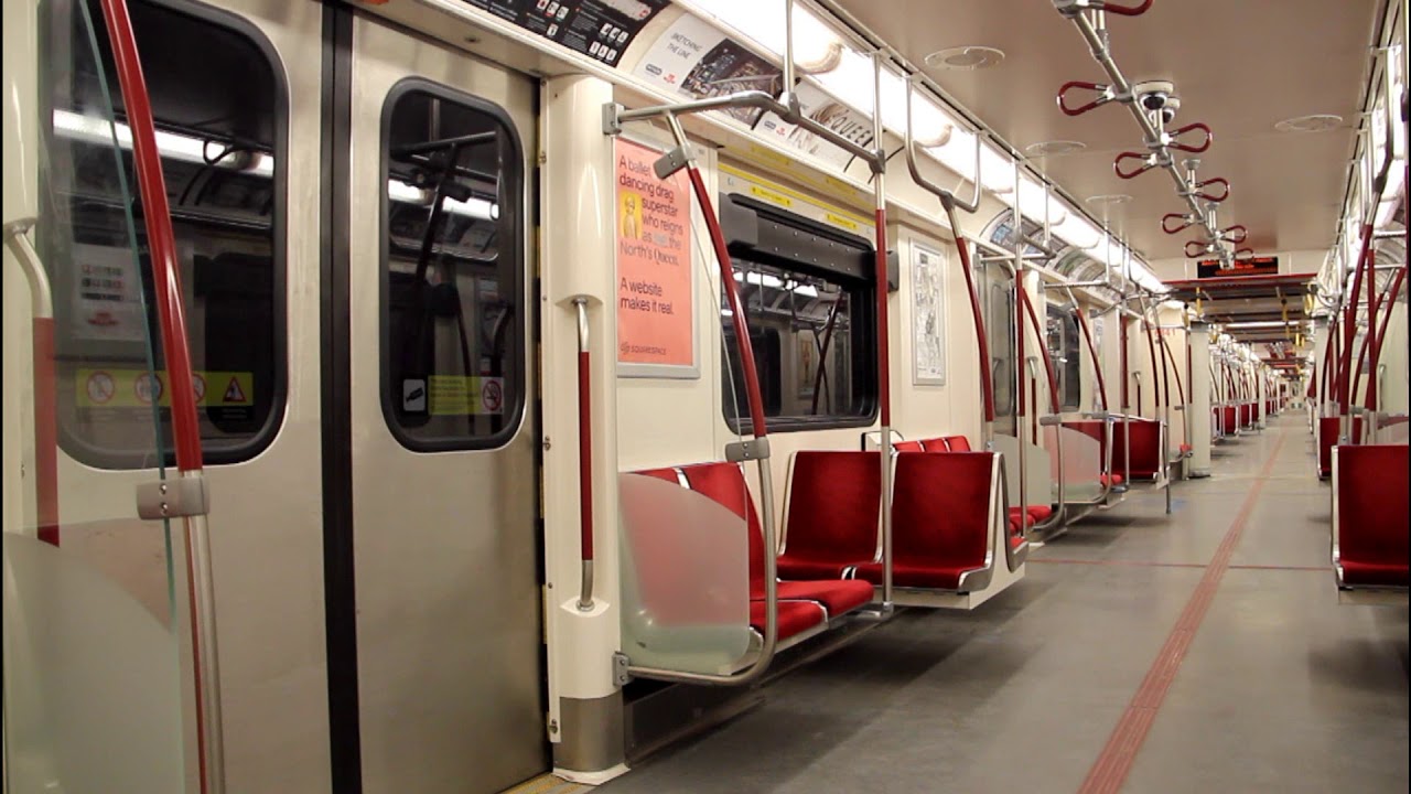TTC Bombardier Toronto Rocket 6141 - 6146 - Line 4 Westbound - YouTube