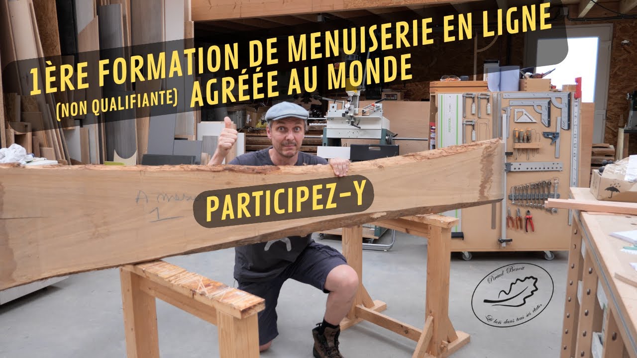 formation menuiserie en ligne certifiée (non qualifiante) - YouTube