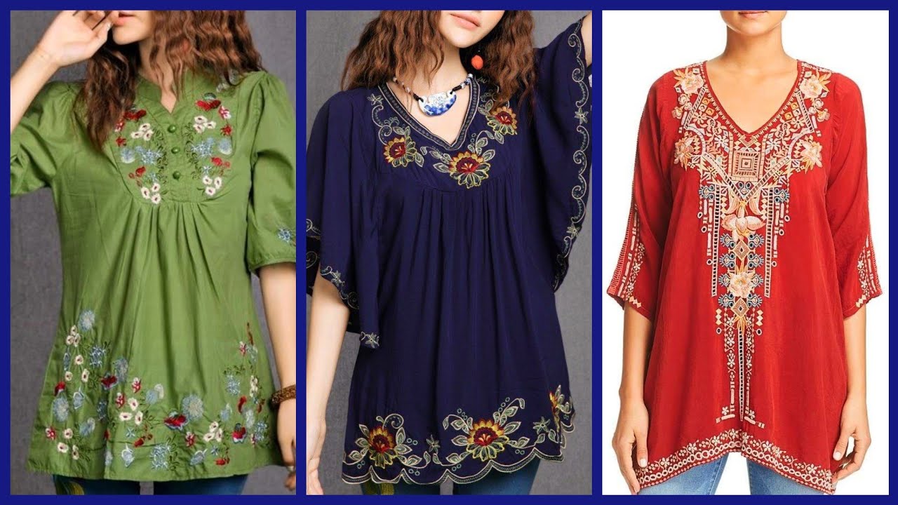 super stylish and classy evening tunic top designs collection 2020 ...
