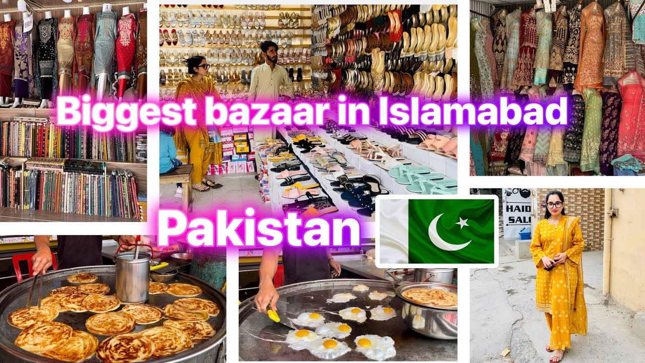 Biggest bazaar in Islamabad Pakistan 🇵🇰 || Alina ka janahaan - YouTube