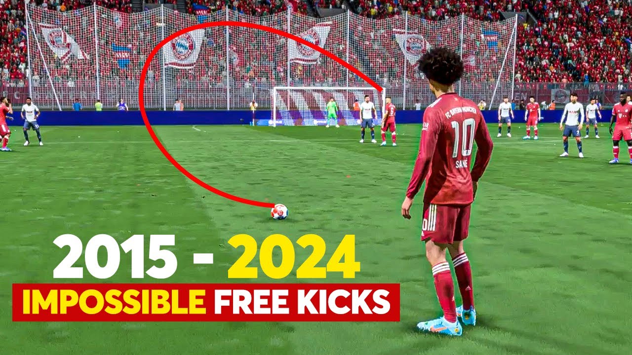 One Impossible Free Kick in FIFA (15 - 2024) - YouTube