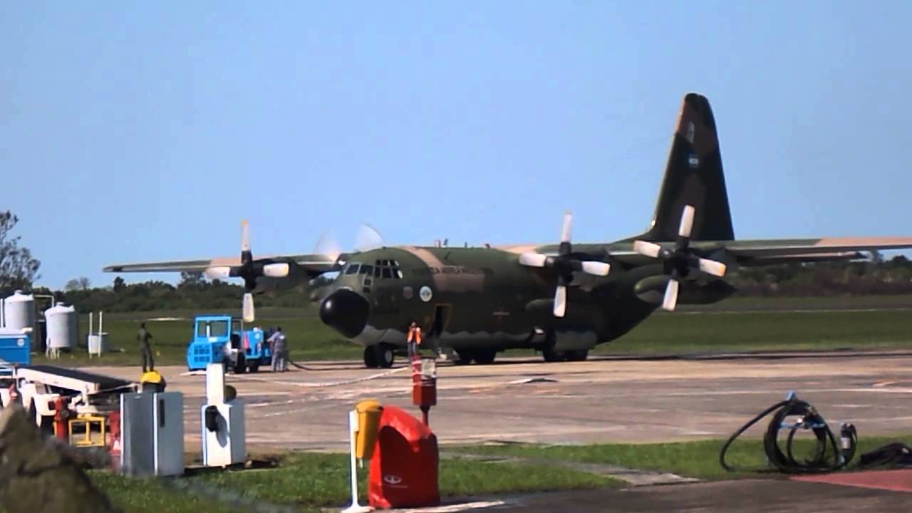 encendido de motores TC-64 Lockheed C-130H Hercules - Aeropuerto de ...