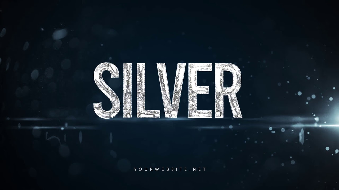 Glowing Particals Logo Reveal 34 : Silver Particals 01 - YouTube