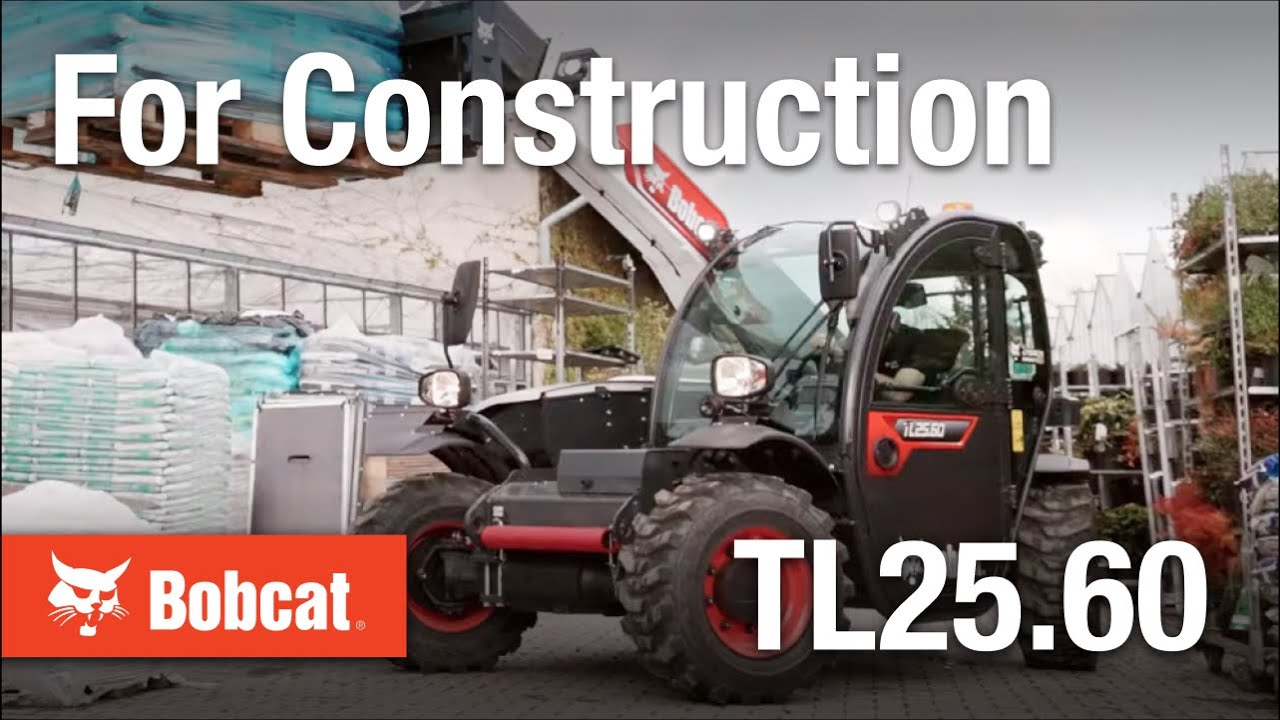 Bobcat TL25.60 Telehandler for Construction Business - YouTube