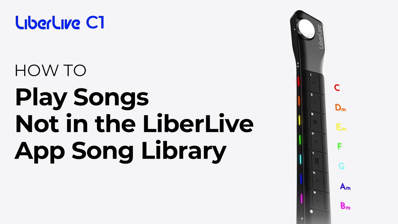 LiberLive Tutorial - 9. How to Play Songs Not in the LiberLive App Song ...
