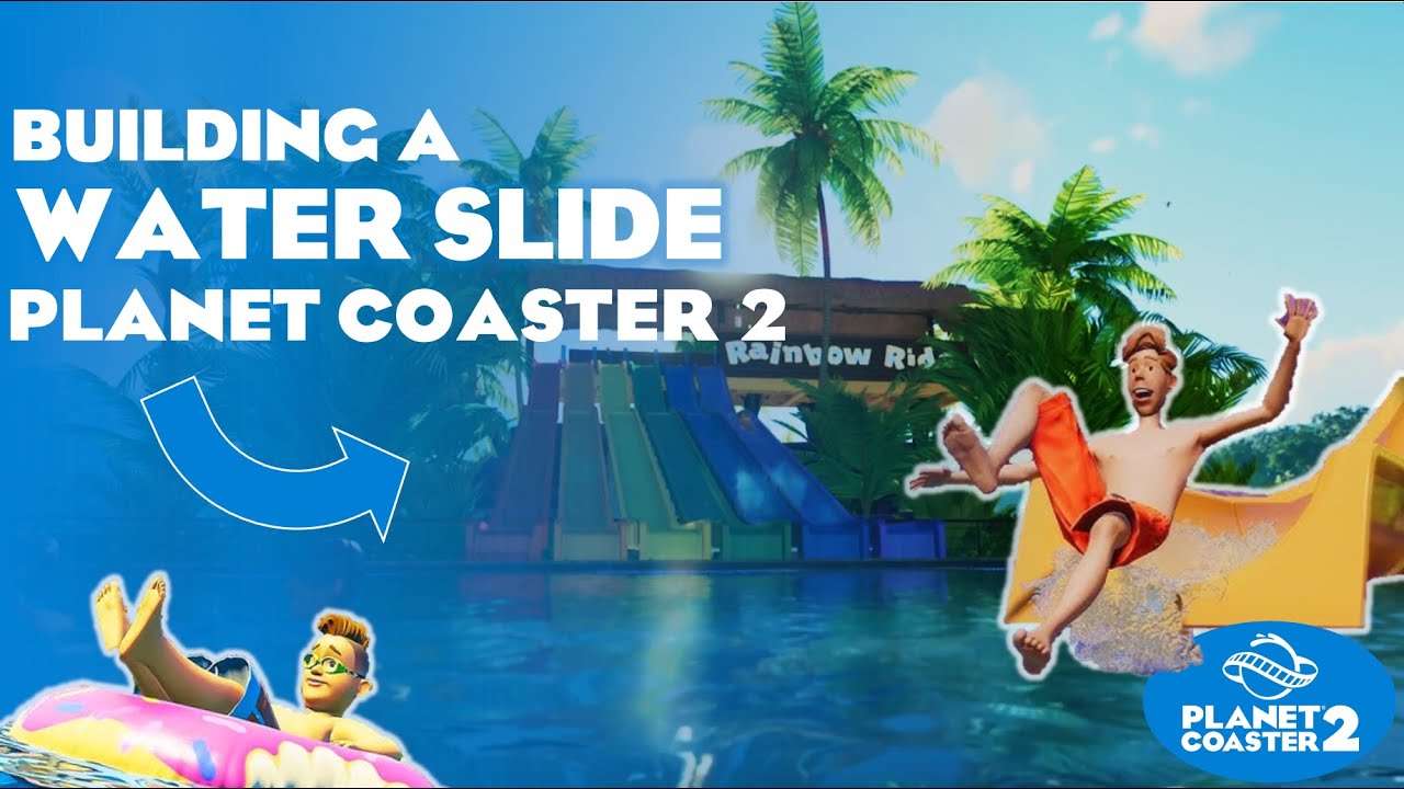 Building a Water Slide in Planet Coaster 2! | Planet Coaster 2 - YouTube