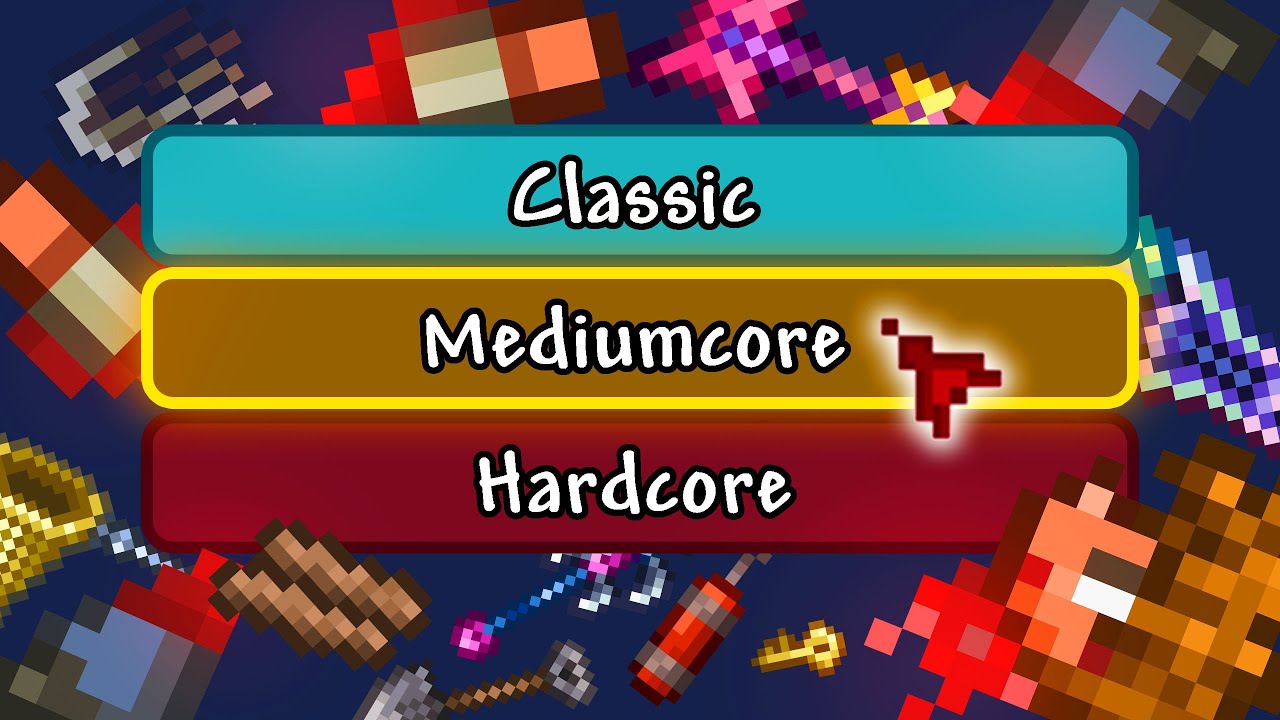 How I FINALLY Beat Terraria Mediumcore...the HARDEST Difficulty - YouTube
