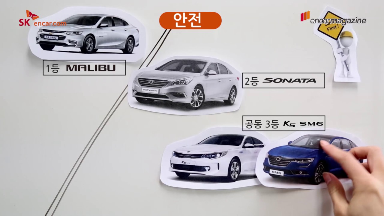 중형 서열정리! (쏘나타, SM6, 말리부, K5) - YouTube