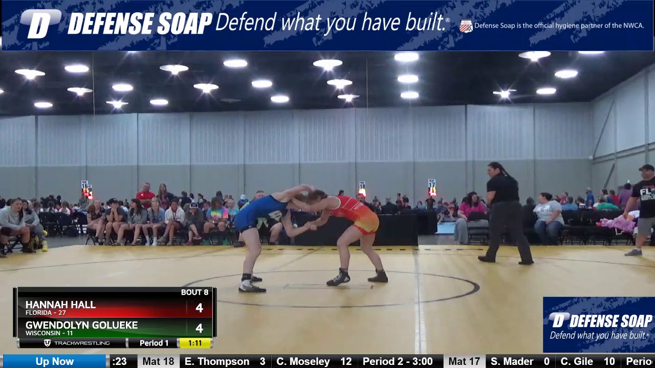 Mat 12 112 Hannah Hall Florida Vs Gwendolyn Golueke Wisconsin - YouTube