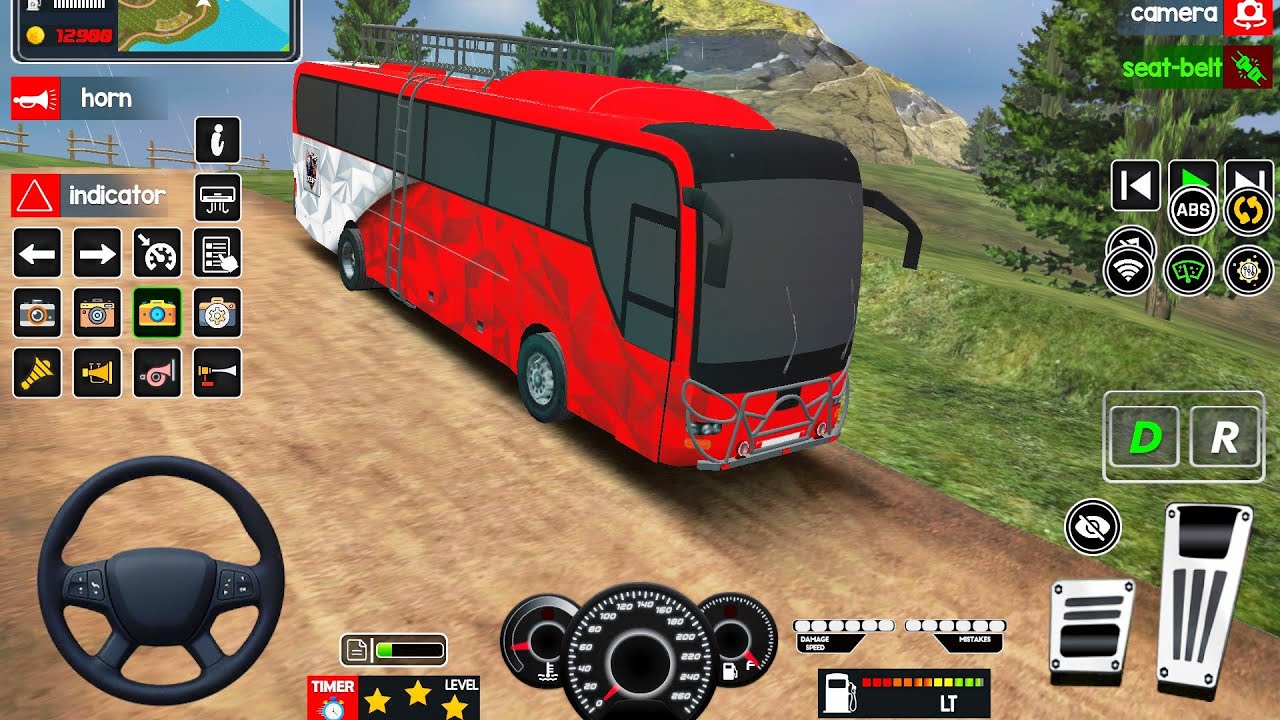 Real Bus Driving Games 2025 - Coach Bus Realistic Offroad Driving 3D ...