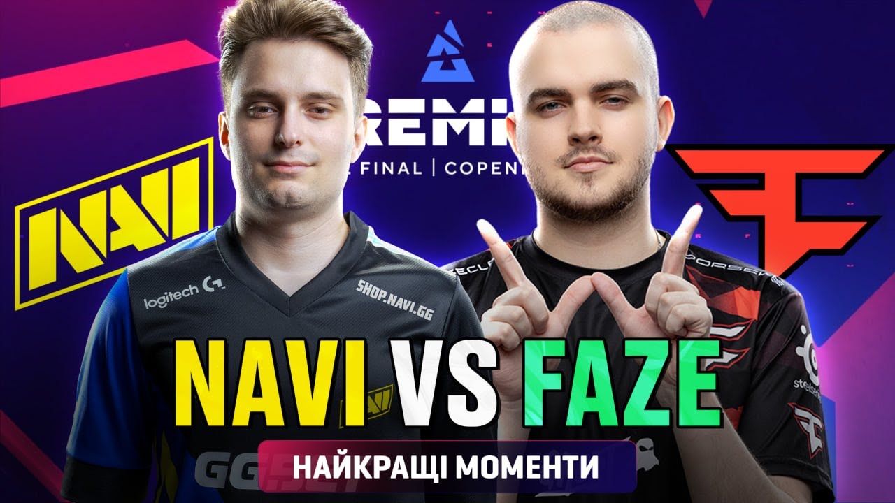 НАЙКРАЩІ МОМЕНТИ МАТЧУ NAVI vs FAZE | Blast Premier Fall Final #cs2 #Faze #NAVI - YouTube