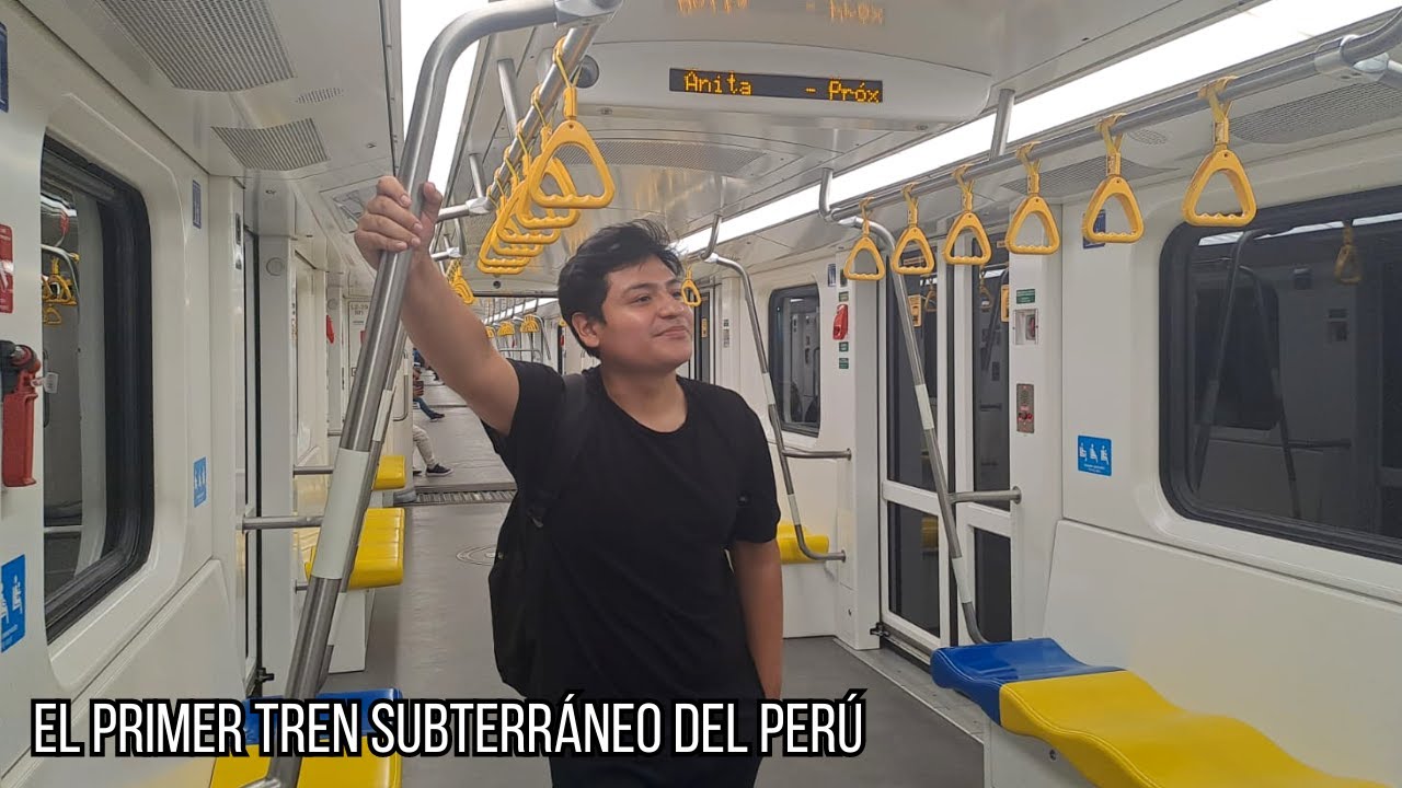 Conocí EL PRIMER METRO SUBTERRÁNEO DEL PERÚ 🚆 / Línea 2 de Lima - YouTube