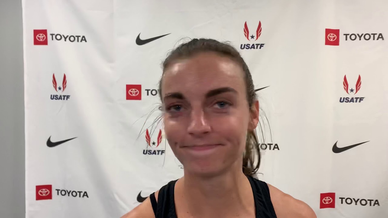 Dani Jones after missing out on 1500 final at 2019 USAs - YouTube