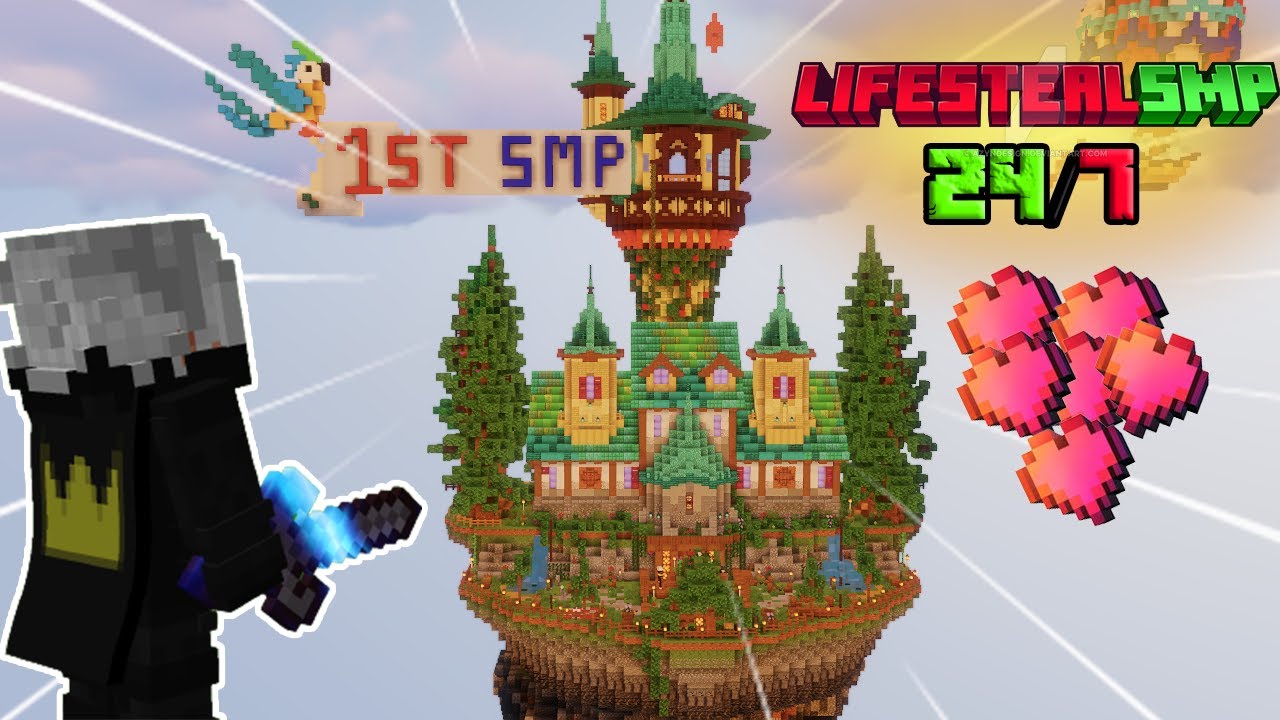 Minecraft Lifesteal Server 24/7 | Minecraft Nepal - YouTube