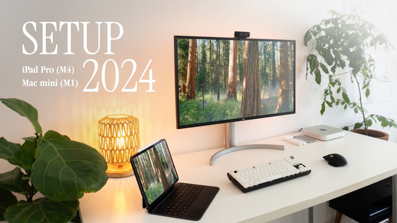 Meu setup de 2024 com iPad Pro (M4) e Mac mini (M1) - YouTube