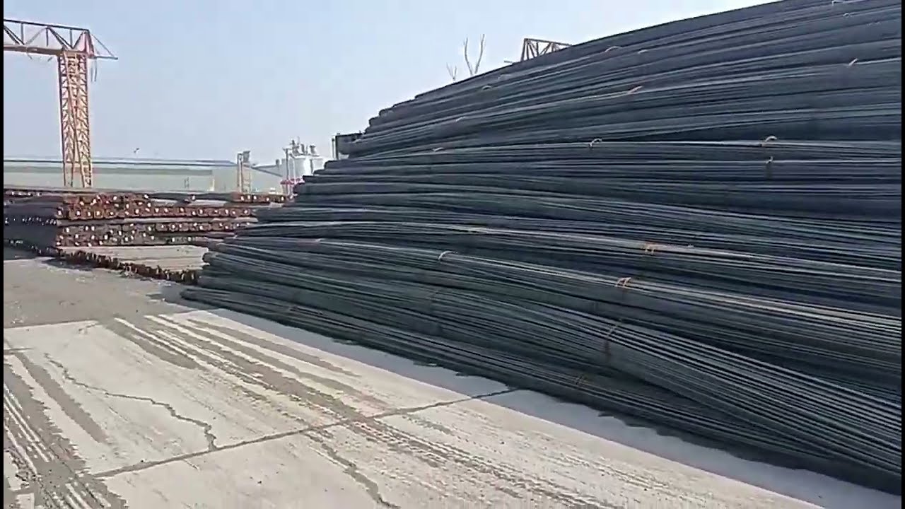 carbon steel rebar rebar Our rebar warehouse - YouTube