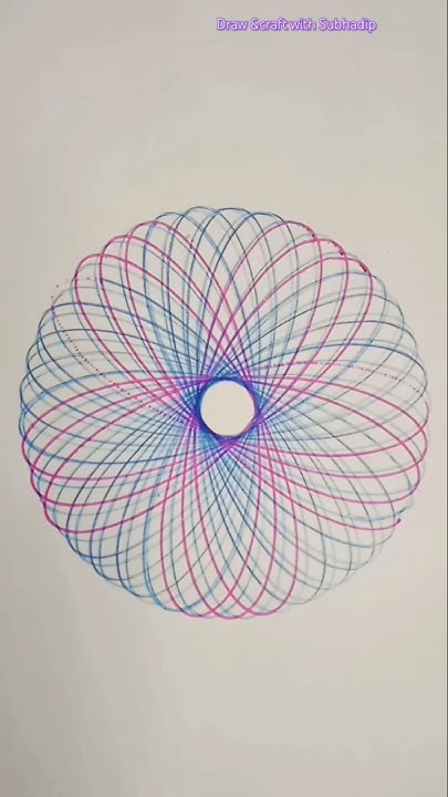 Colourful spirograph pt-1 #art #spirograph #spirography - YouTube