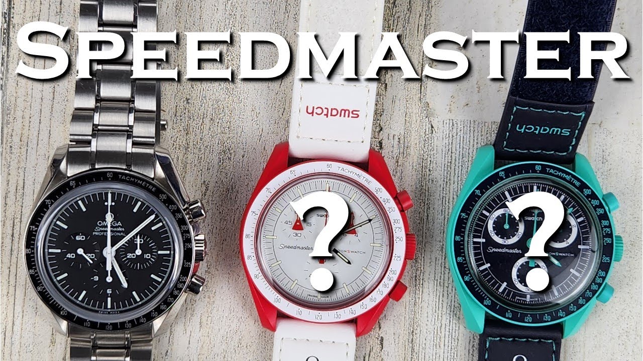 Moonwatch vs MoonSwatch - Omega Speedmaster Vs Omega X Swatch ...