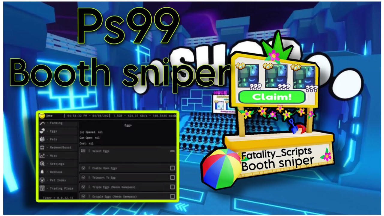 [ NEW ] 🌴 PS99 Booth Sniper || Mobile + PC || Keyless and FREE ⚡️ - YouTube