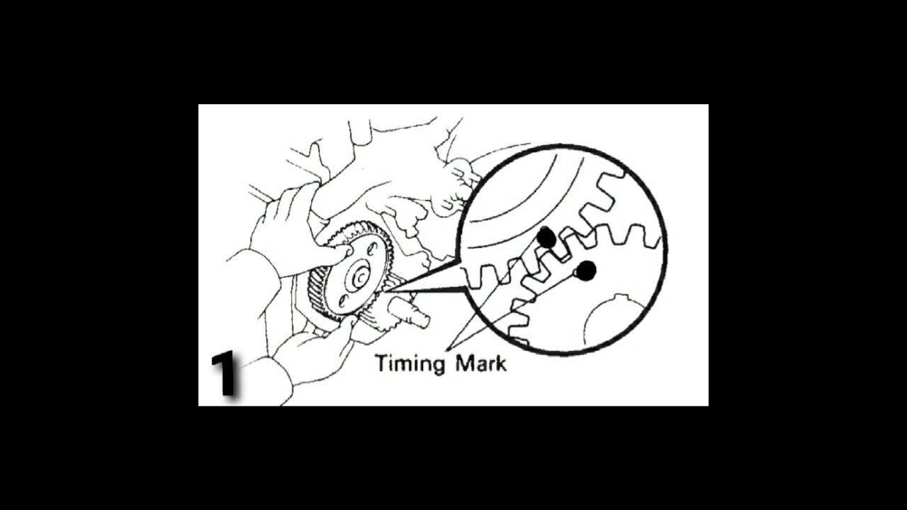 Toyota 3F-E Engine Timing Mark #shorts #toyota #engine #timing #mark ...