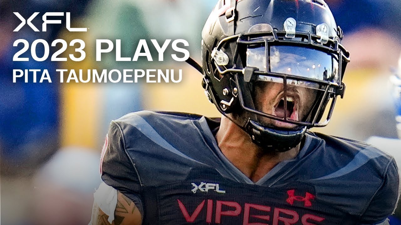 Pita Taumoepenu's Incredible XFL Highlights! - YouTube