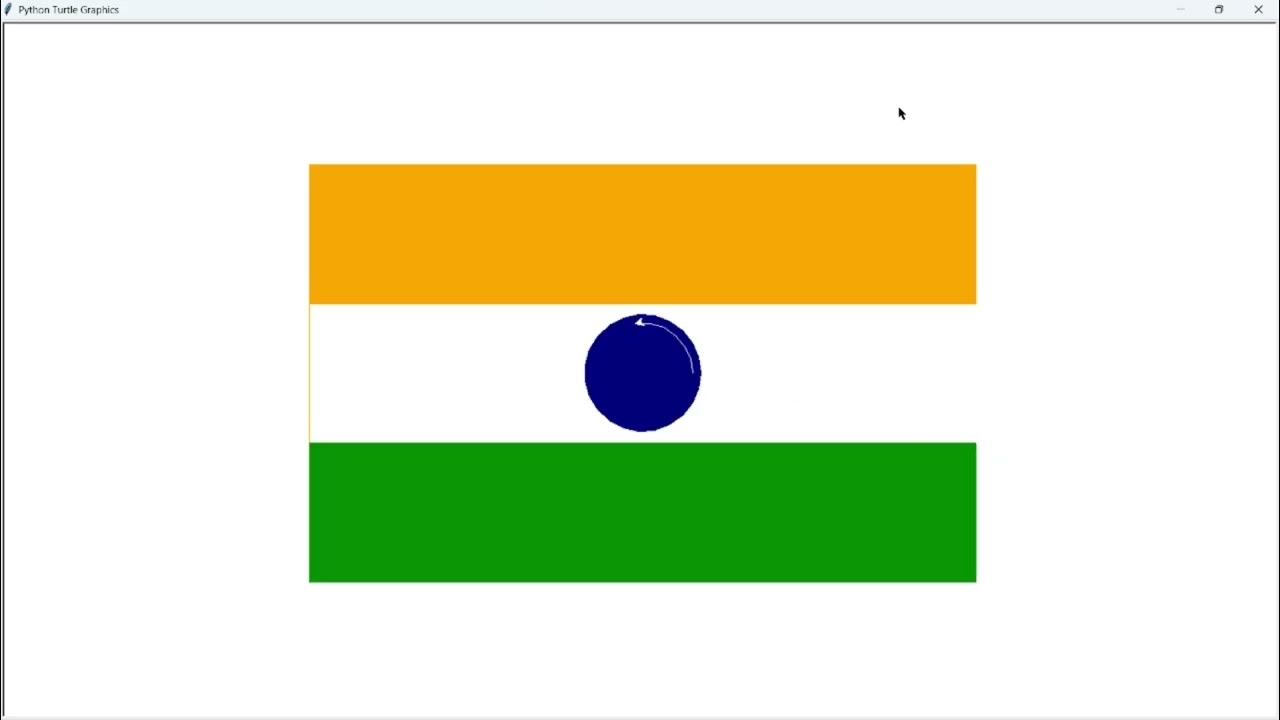 How to Make an Indian Flag in Python - YouTube
