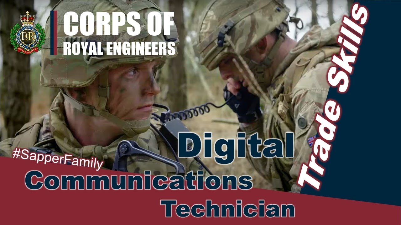 Corps of Royal Engineers - Digital Communications Technician - YouTube