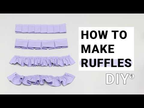 How to Sew Ruffles: 4 Easy Methods for Sewing Beginners