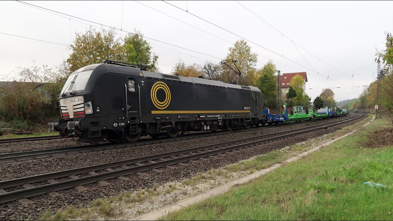 Sterbfritz: Beacon Vectron mit Helrom-Sdmrs-Taschenwagen - YouTube