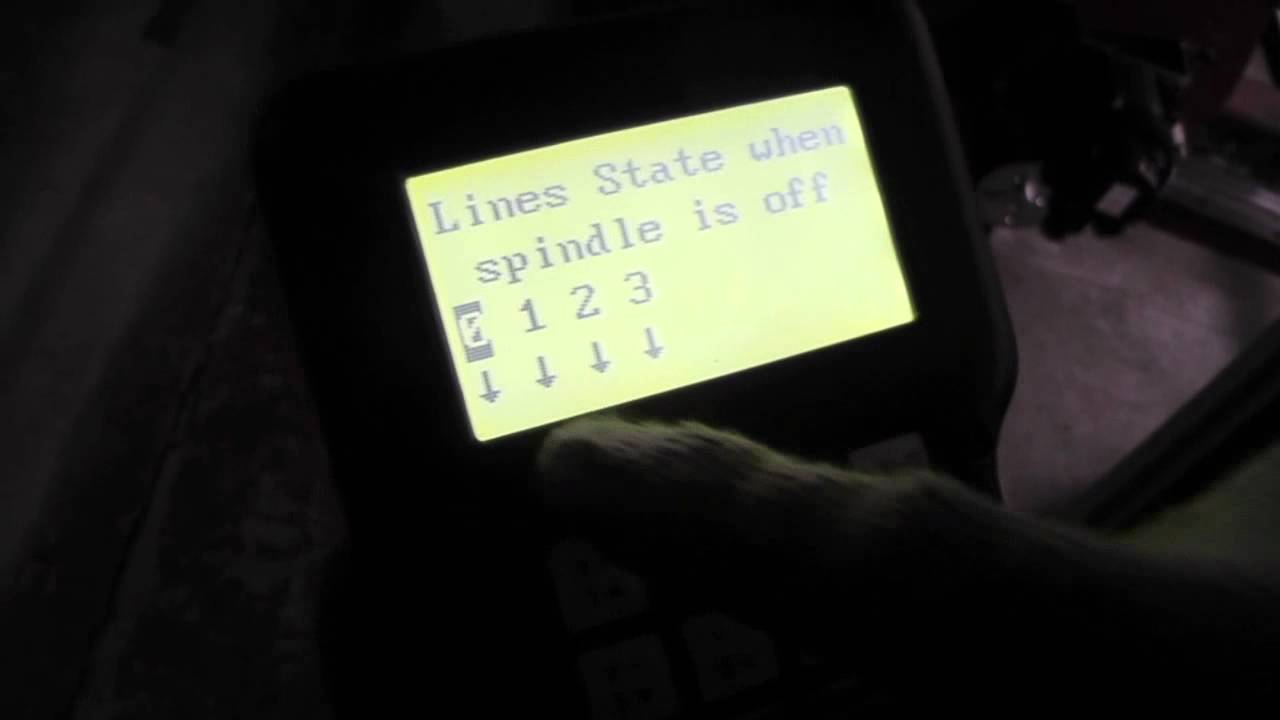 Set spindle rotate speed RPM shifts in DSP 0501 - YouTube