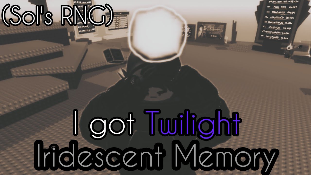 I got Twilight Iridescent Memory 1 in 6 million (from night time) (Sol ...