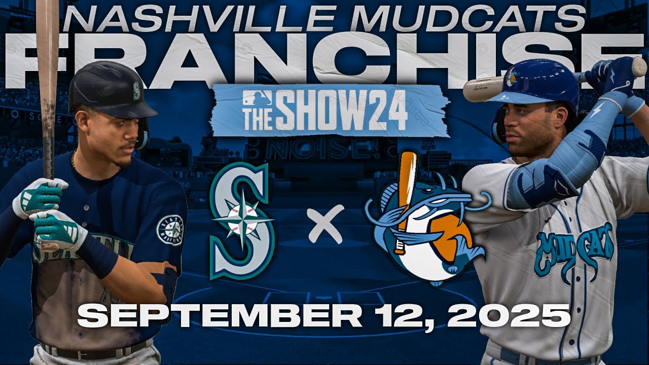 2025 Playoff Push | Mariners @ MudCats | MLB The Show 24 - YouTube
