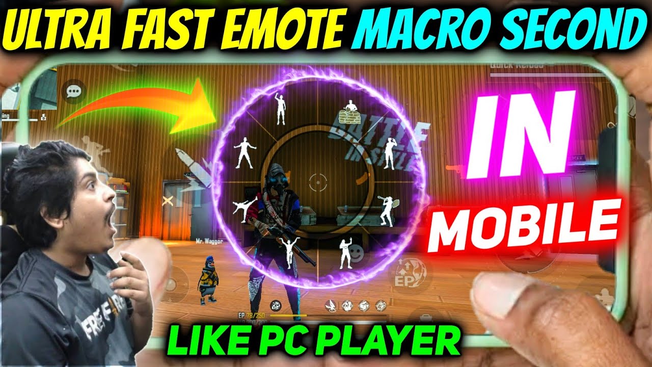 How To Fast Emote In Free Fire Mobile | PC মতো Fast Emote কিভাবে দিবে ...