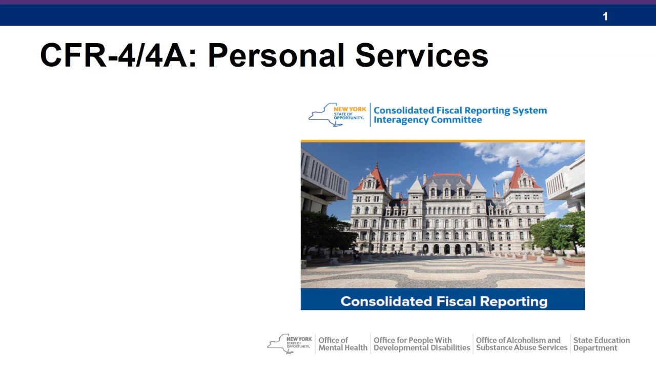 CFR 4 and 4A Personal Services CFR Training Module - YouTube