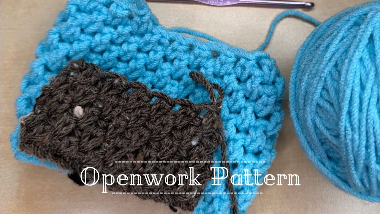 Very Nice Openwork Crochet Pattern. Detailed Tutorial - YouTube