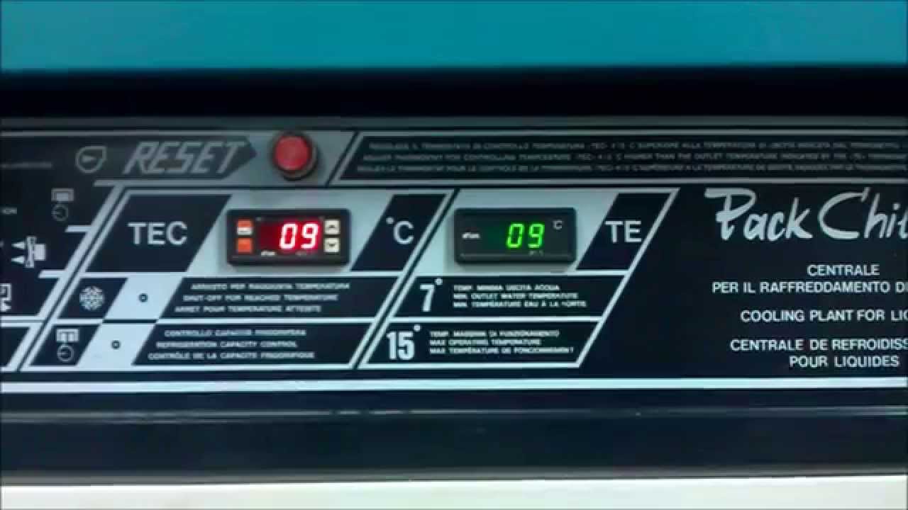 Chłodnia - agregat wody lodowej CHILLER COREMA PC/AC 35 EC - YouTube