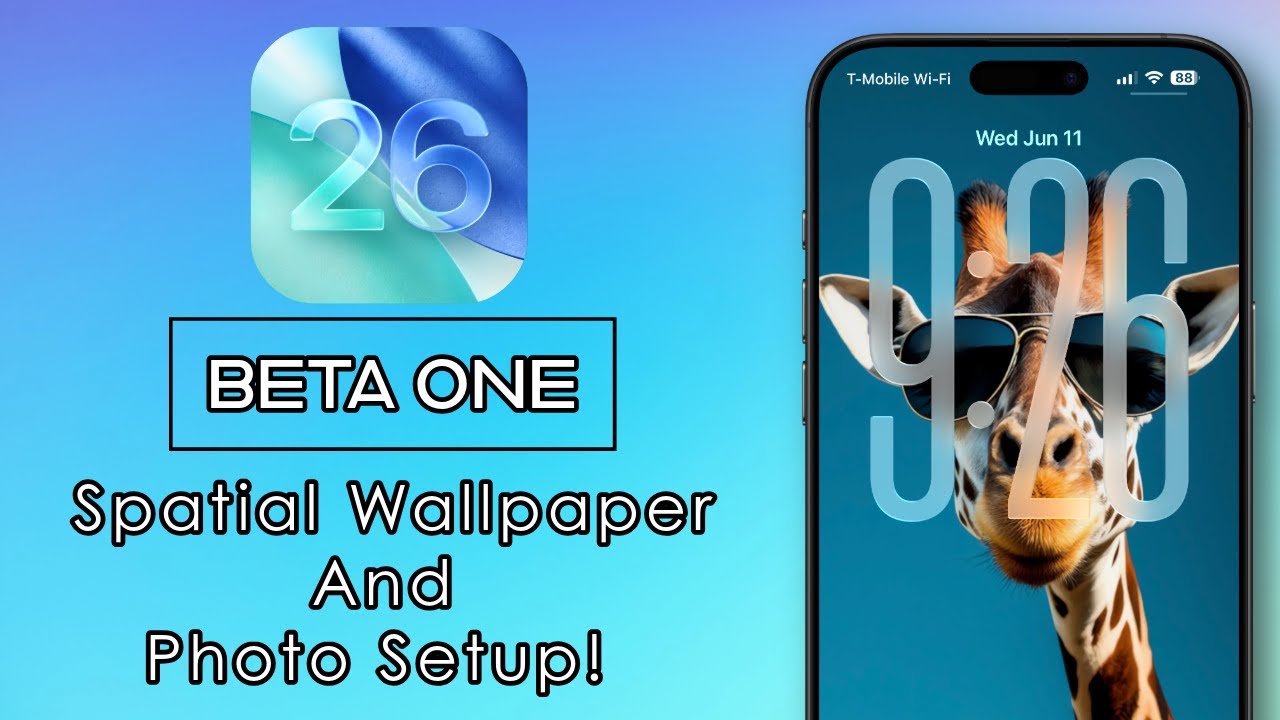 iOS 26- Spatial Wallpaper And Photos Changes! - YouTube
