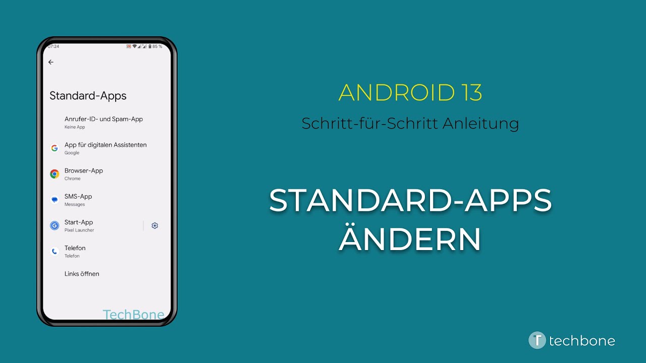 Standard-Apps ändern [Android 13] - YouTube