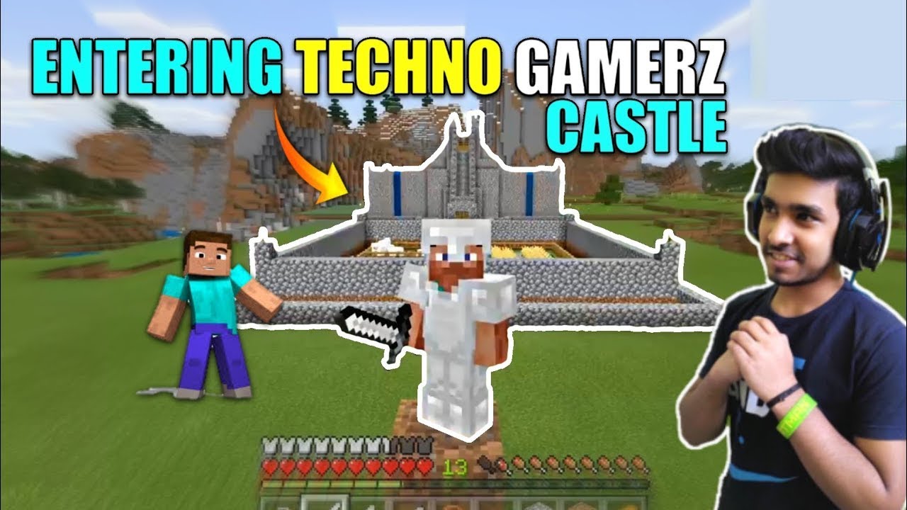 VISITING TECHNO GAMERZ CASTLE || #TECHNOGAMERZ #MINECRAFT || # ...