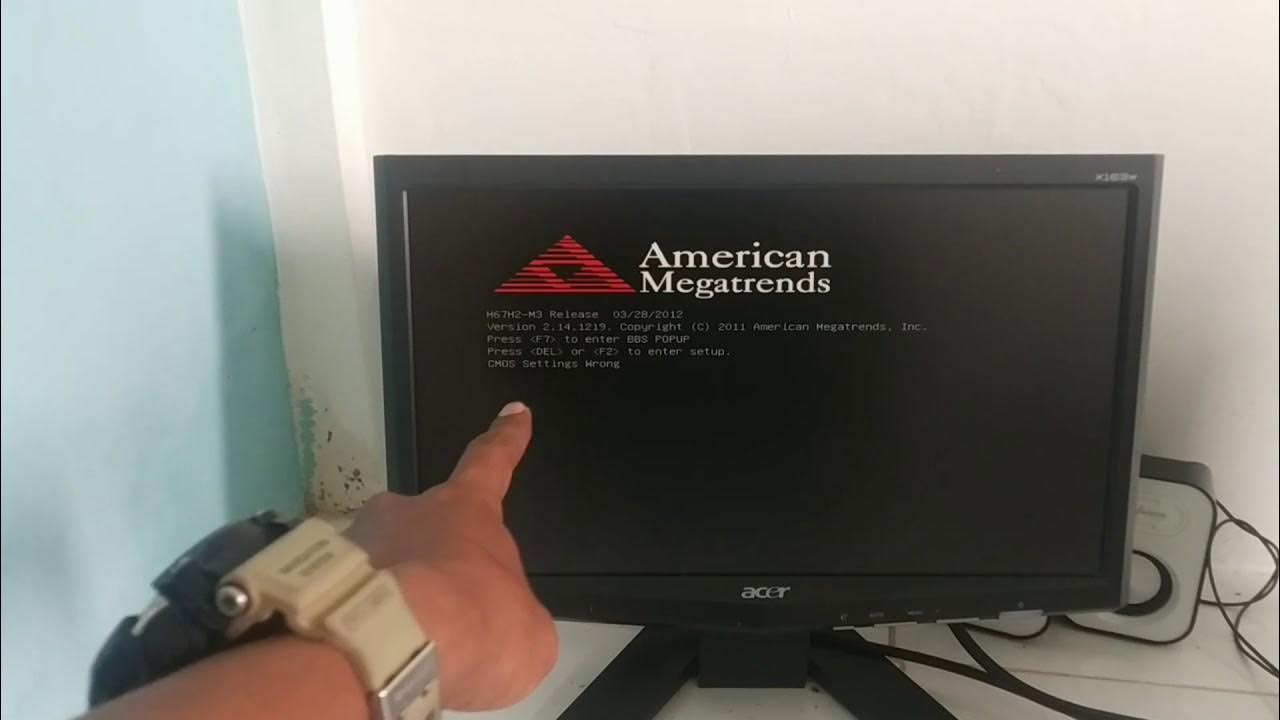 Cara Mengatasi CMOS SETTING WRONG pada pc - YouTube