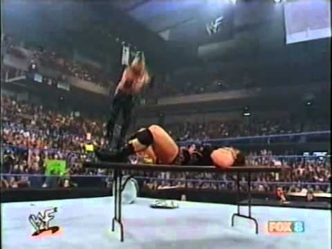 Test - Diving elbow drop thru table - YouTube