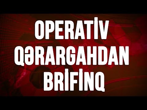 Operativ qərargahdan brifinq - Canlı yayım (16.01.2021)