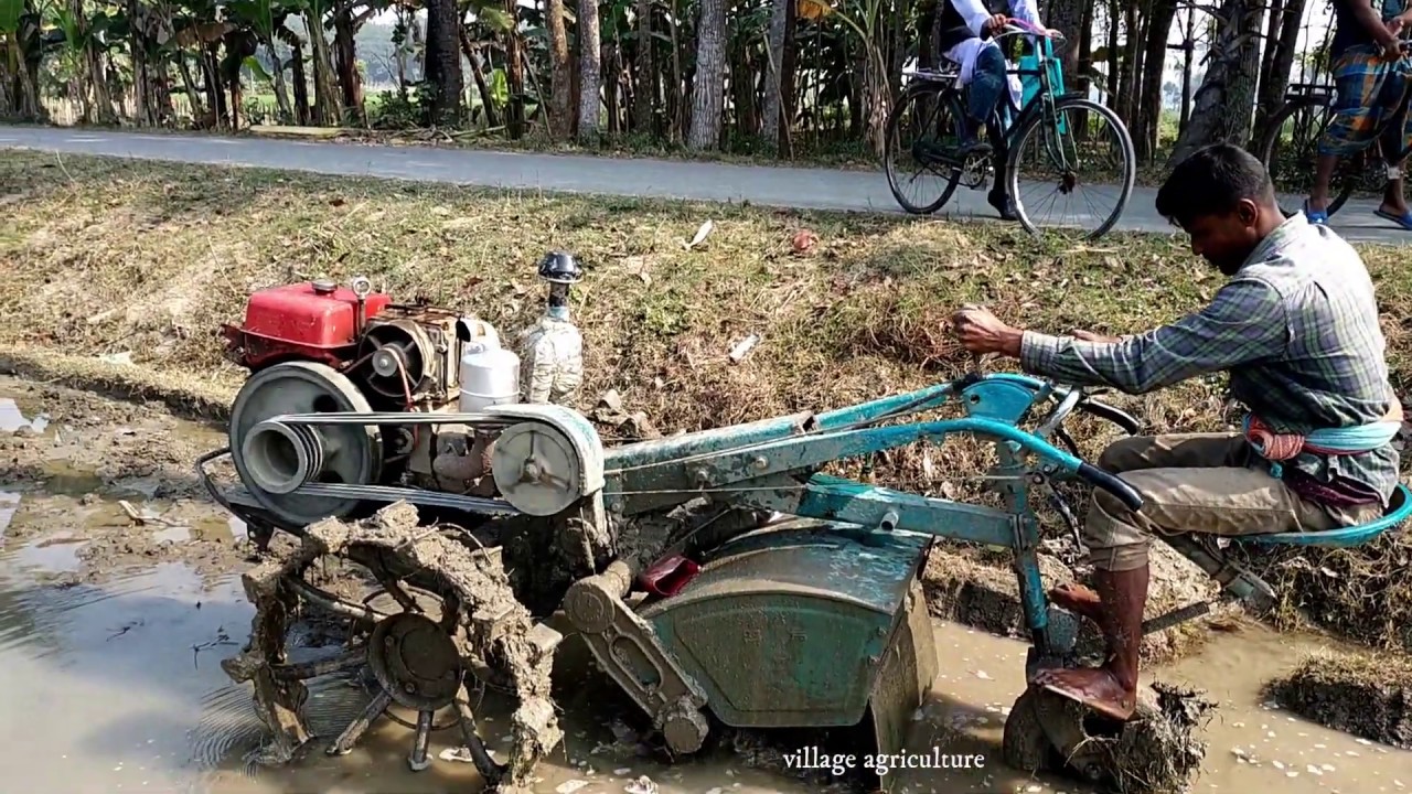 Power tiller | Power tiller tractor | Hand power tiller tractor - YouTube