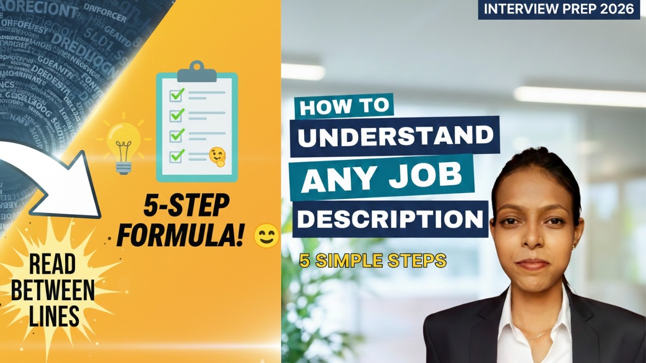 How to understand any Job Description in 5 simple steps !! || Interview ...