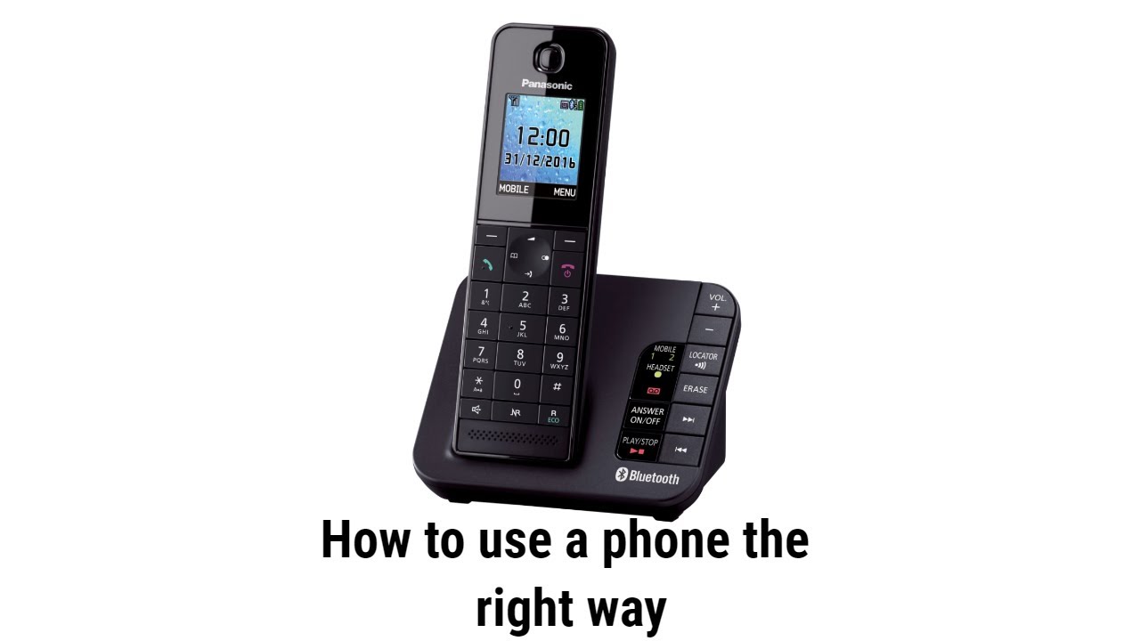 How to use a phone the right way - YouTube