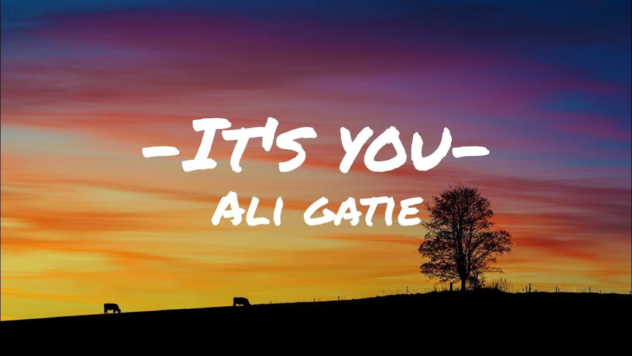 Ali gatie - It's you (lyrics) - YouTube