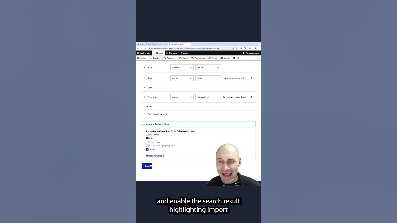 Control Which Fields are Shown in Search Results in Drupal - YouTube